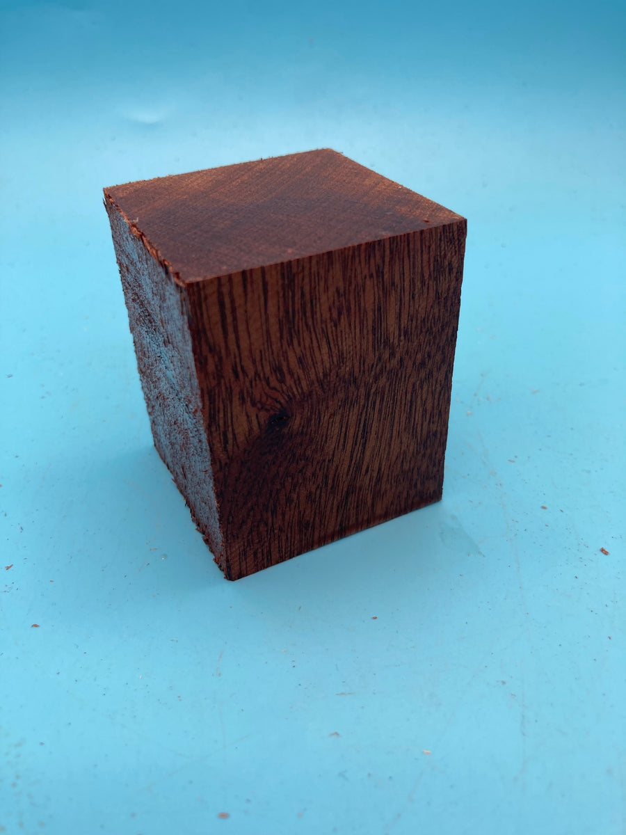 Mahogany Block MG465. 2" x 2" x 2.5" – The Wood Fairy